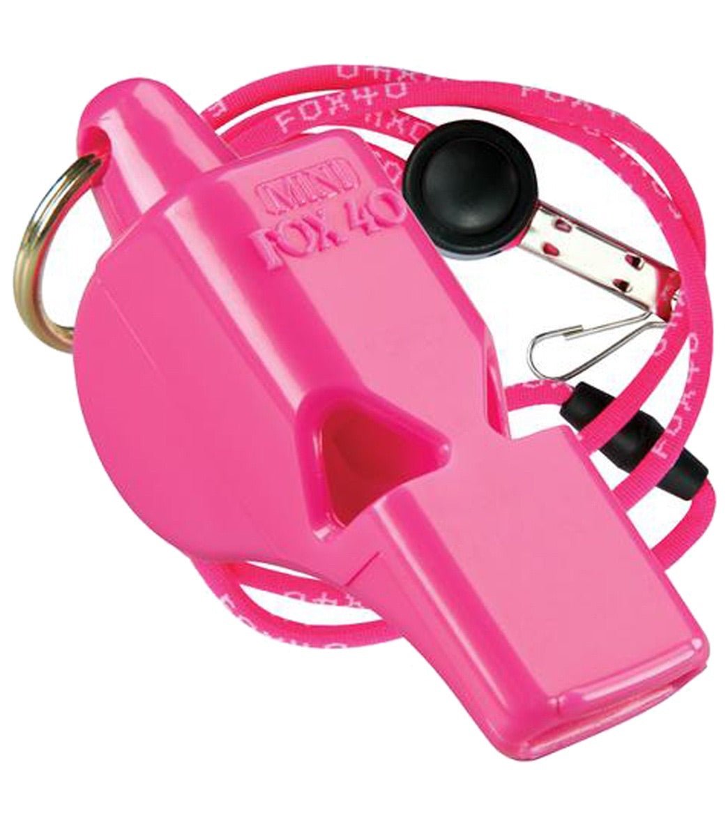 Fox 40 Mini Whistle w/Breakaway Lanyard – Stripes Plus