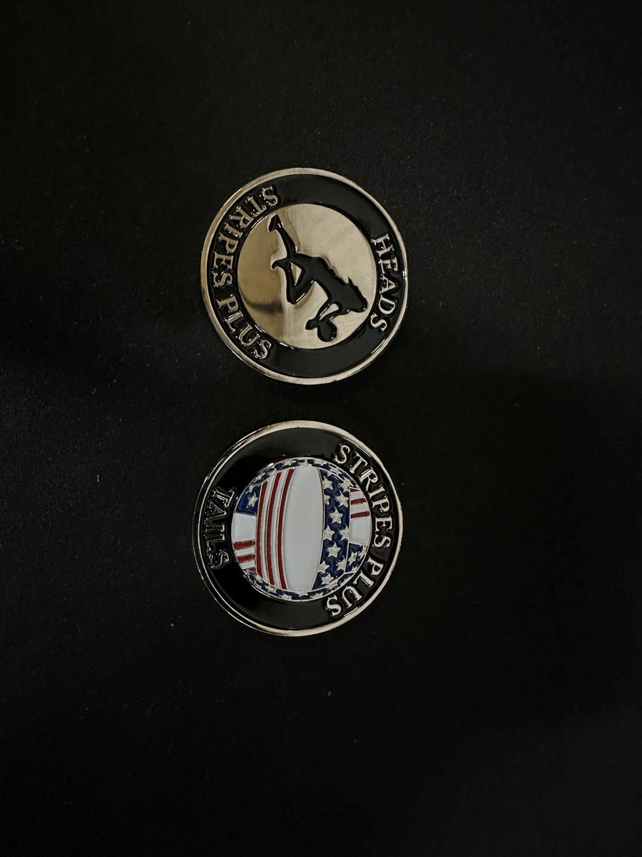 **NEW** 2023-2024 Volleyball Flip Coin – Stripes Plus