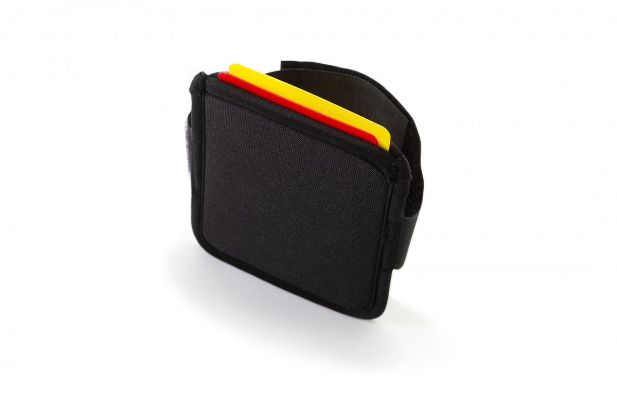 Red & Yellow Penalty Cards with Arm Strap – Stripes Plus