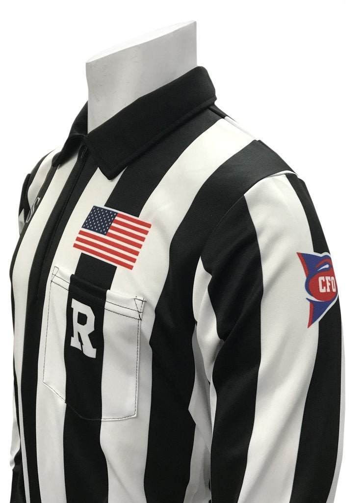 Smitty Sublimated CFO Football Long Sleeve Shirt – Stripes Plus